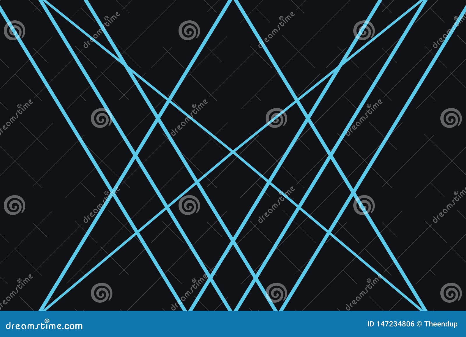 Trapezoidal Pattern With Blue Gradient Background Vector Illustration ...
