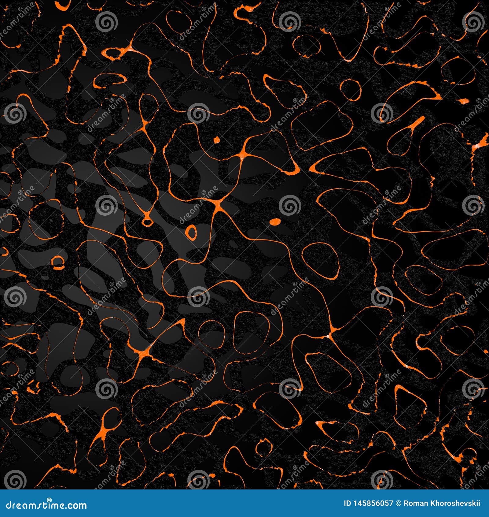 Abstract Background with Pattern Orange Glow Stock Illustration ...