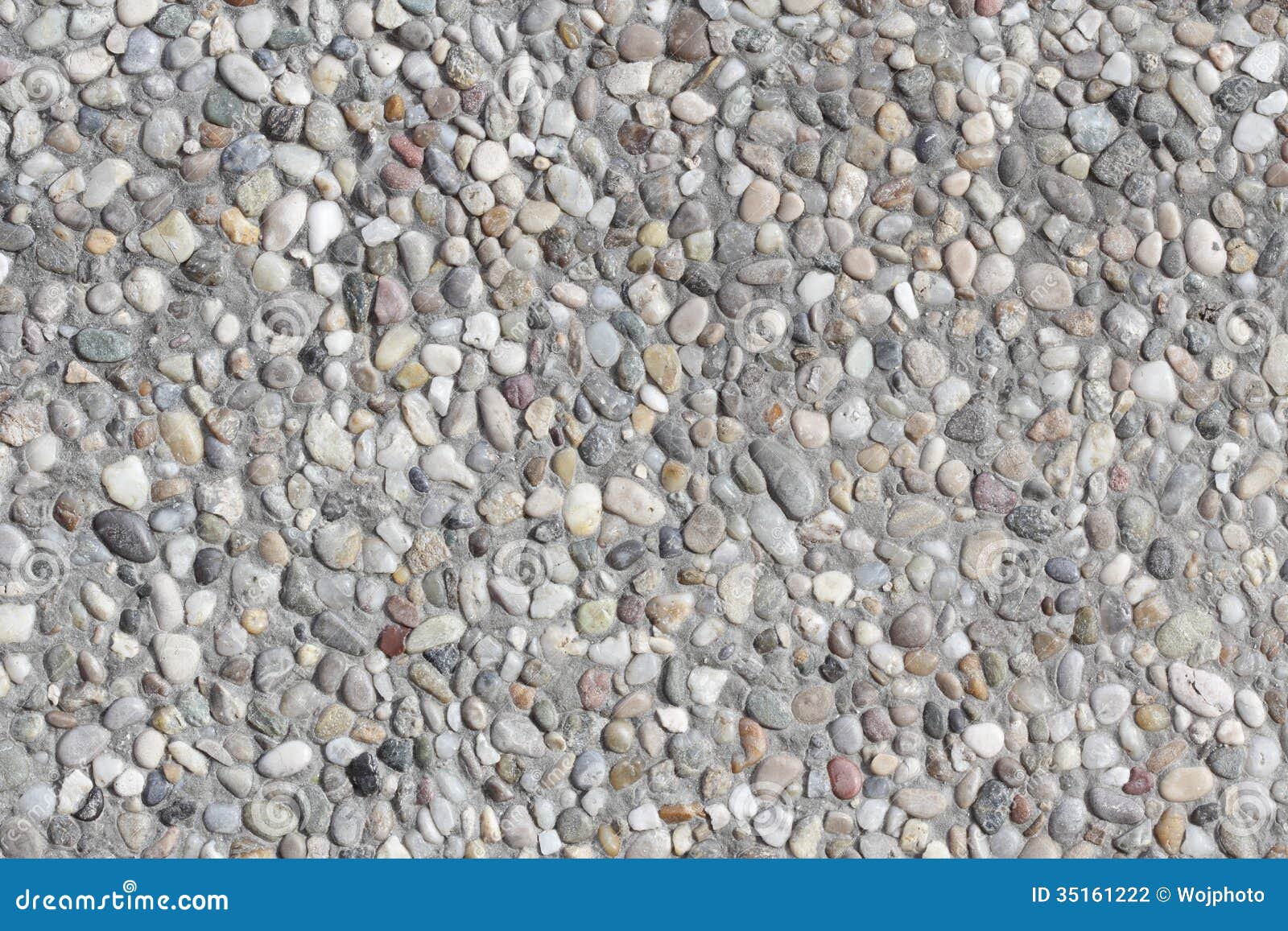 Abstract Background Paving Consisting of Small Pebbles Stock Photo ...