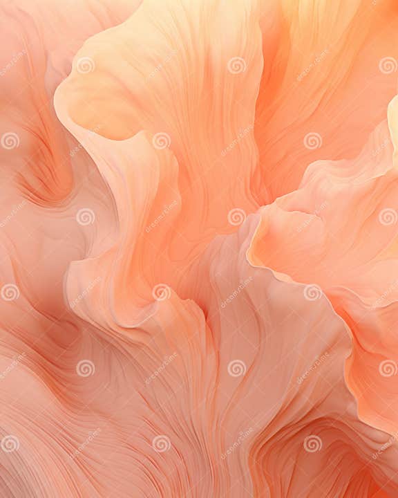 Abstract Background of Peach Color Fabric Texture Stock Illustration ...