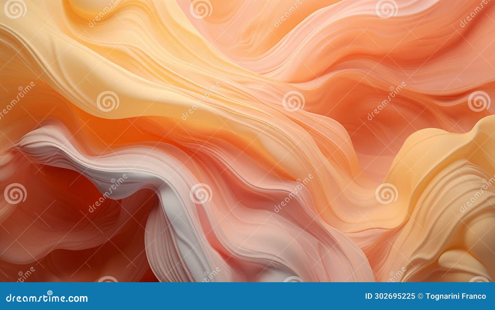 Abstract Background with Peach Colored Waves.Wallpaper or Presentation ...