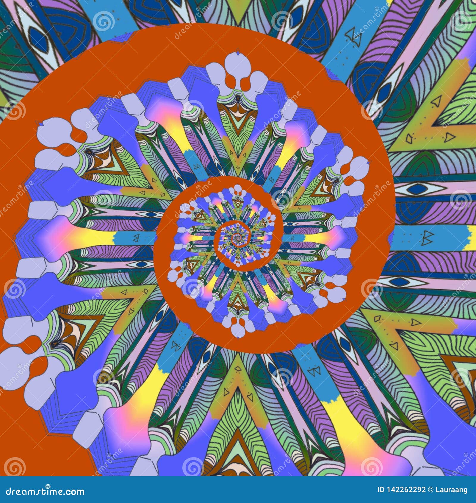 Abstract Background with People Stock Illustration - Illustration of ...