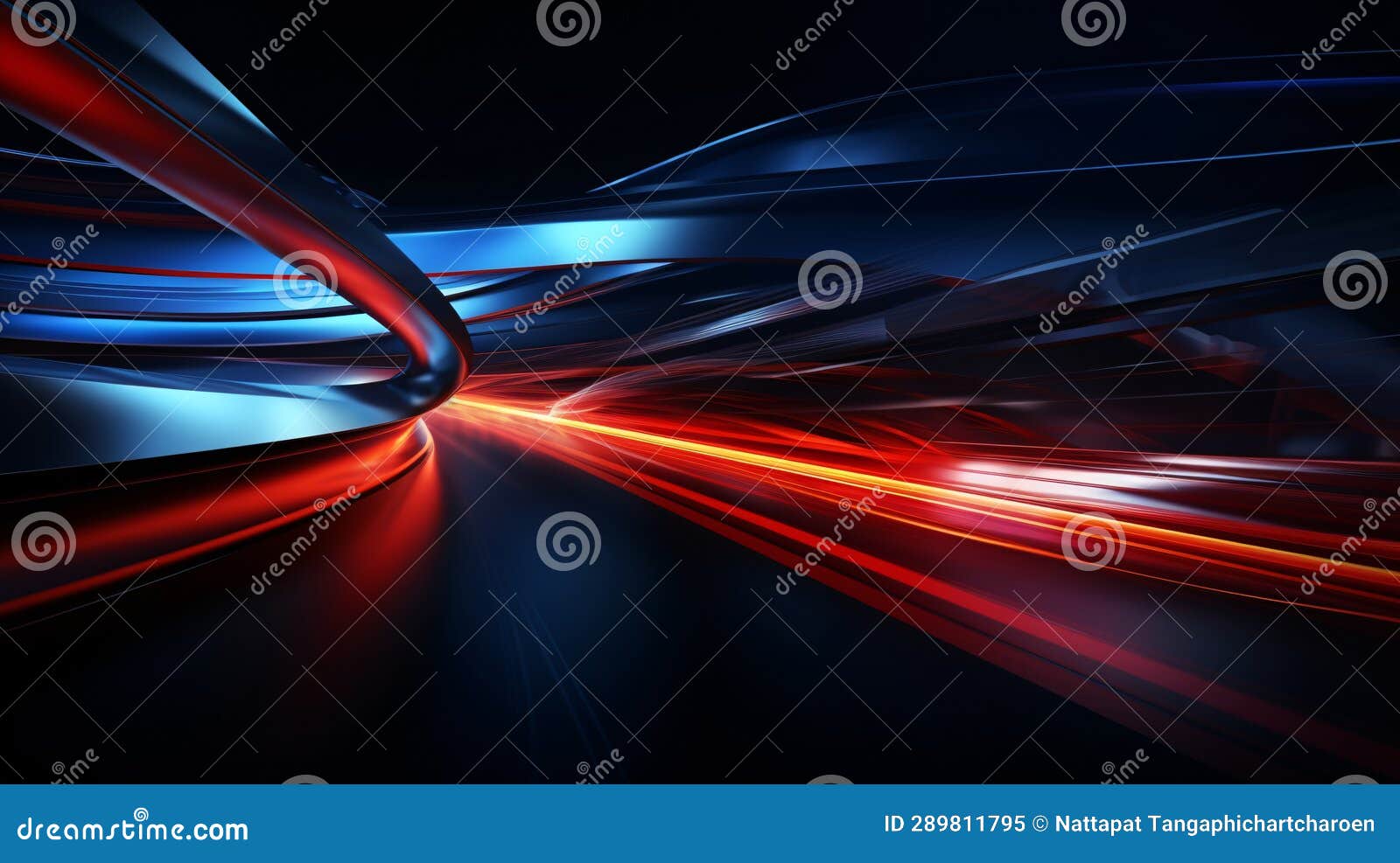 Abstract Background Perspective Angle Light Trails Curve Distortion ...