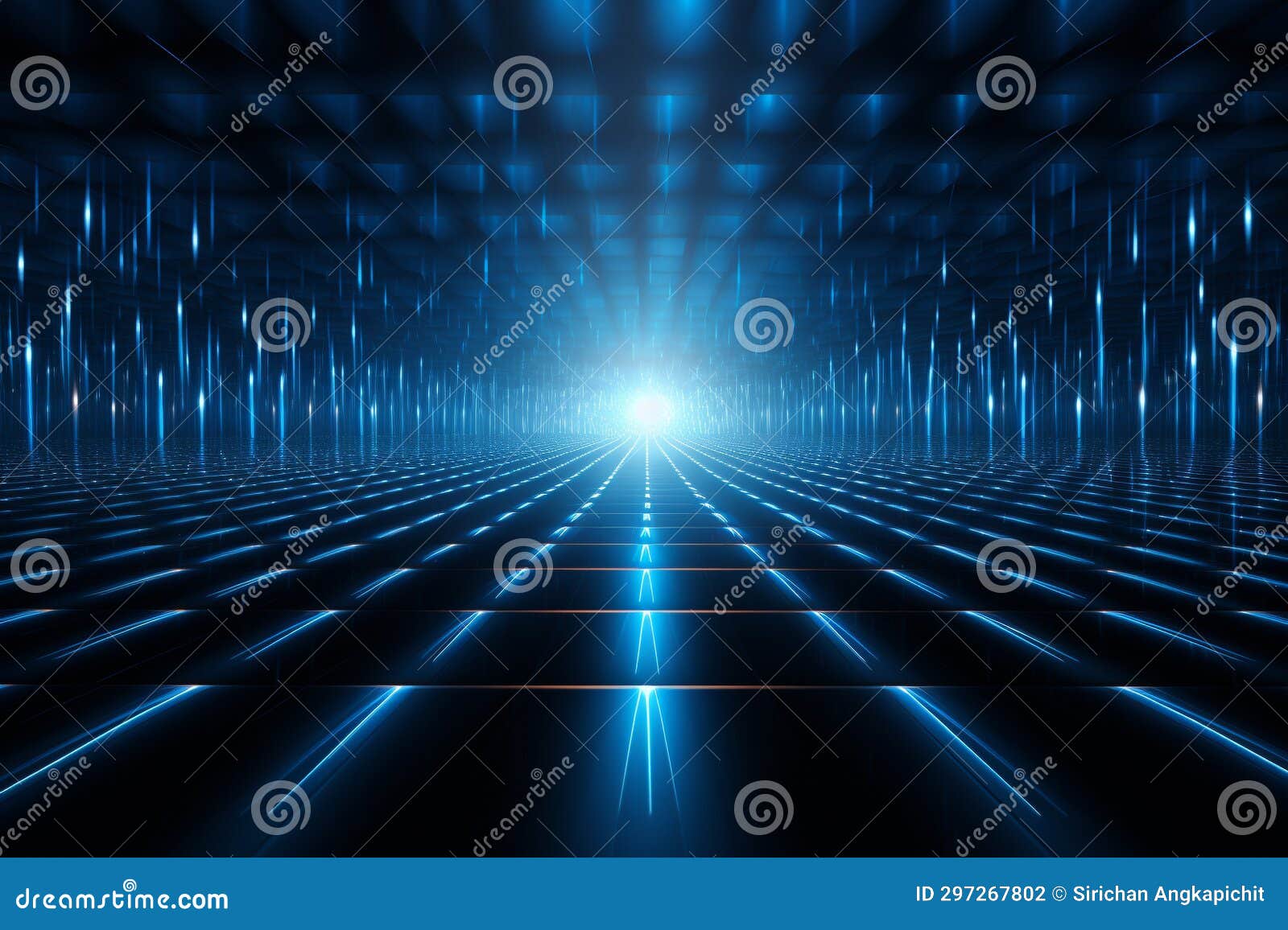 Abstract Background Perspective Grid Line Up and Down,radial Lighting ...