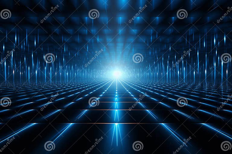 Abstract Background Perspective Grid Line Up and Down,radial Lighting ...
