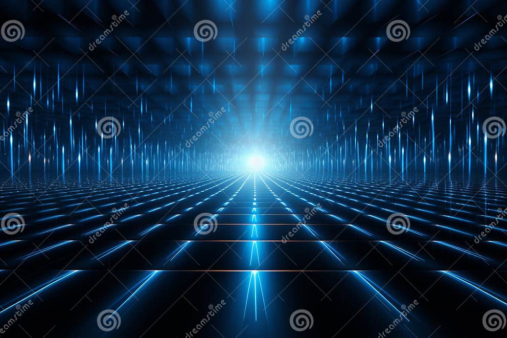 Abstract Background Perspective Grid Line Up and Down,radial Lighting ...