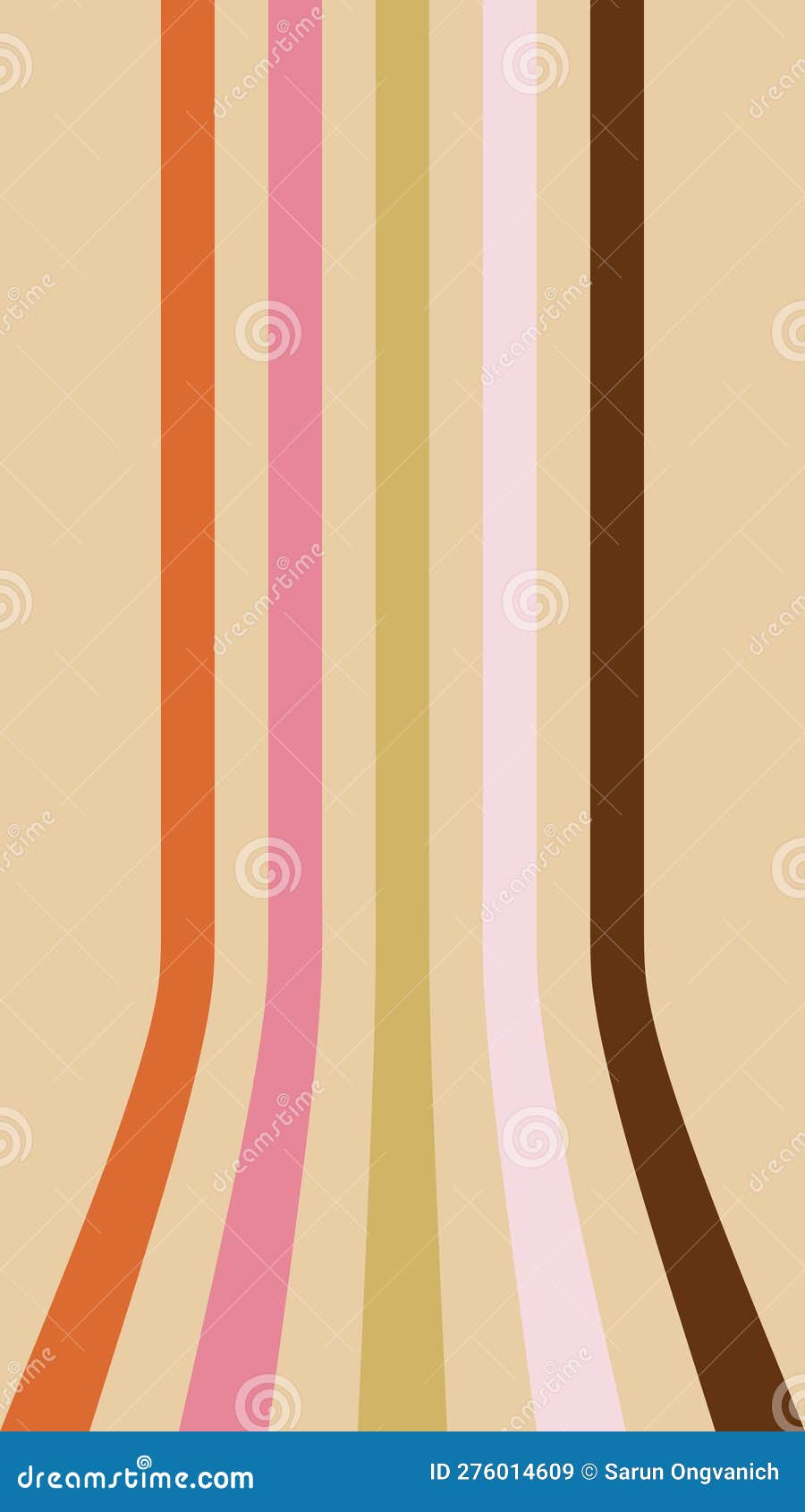 Abstract Background of Perspective Line Design in 1970s Hippie Retro ...