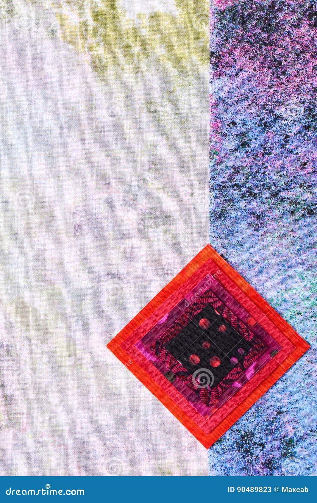 Abstract Background from Pieces of Quilting Fabrics Stock Image - Image ...