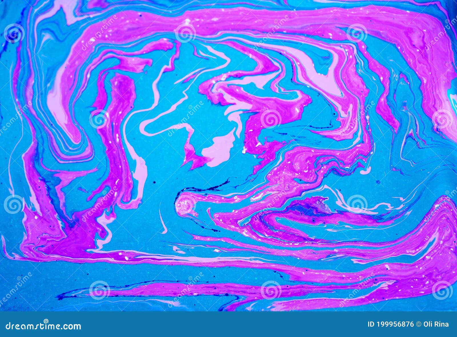 Abstract Background of Pink-blue Marble. the Effect of Natural Stone ...