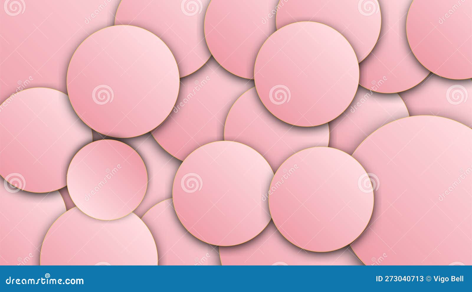 Abstract Background with Pink Circles. Vector Illustration. Can Be Used ...