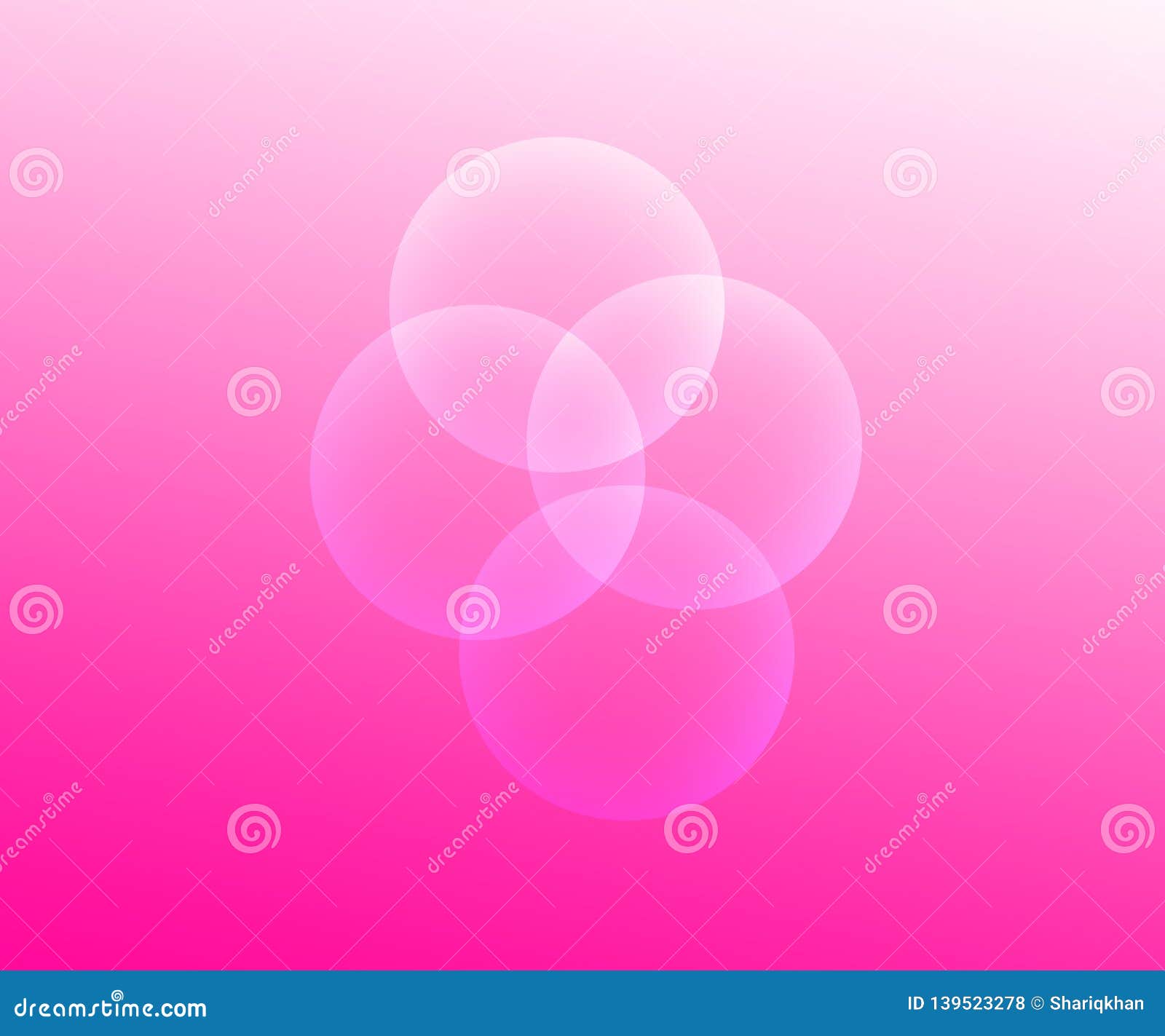 Abstract Background Pink and White Gradient with Circles Stock ...