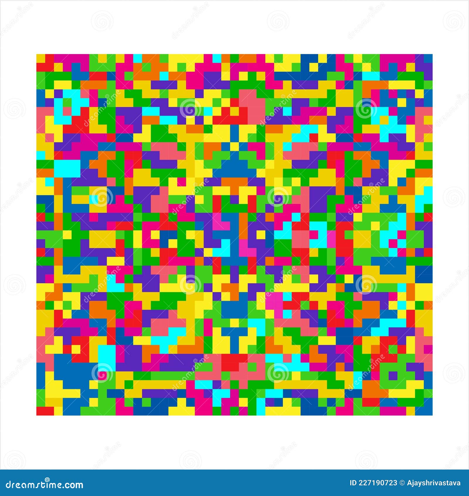 Abstract Background Pixel Art Stock Vector - Illustration of icon ...