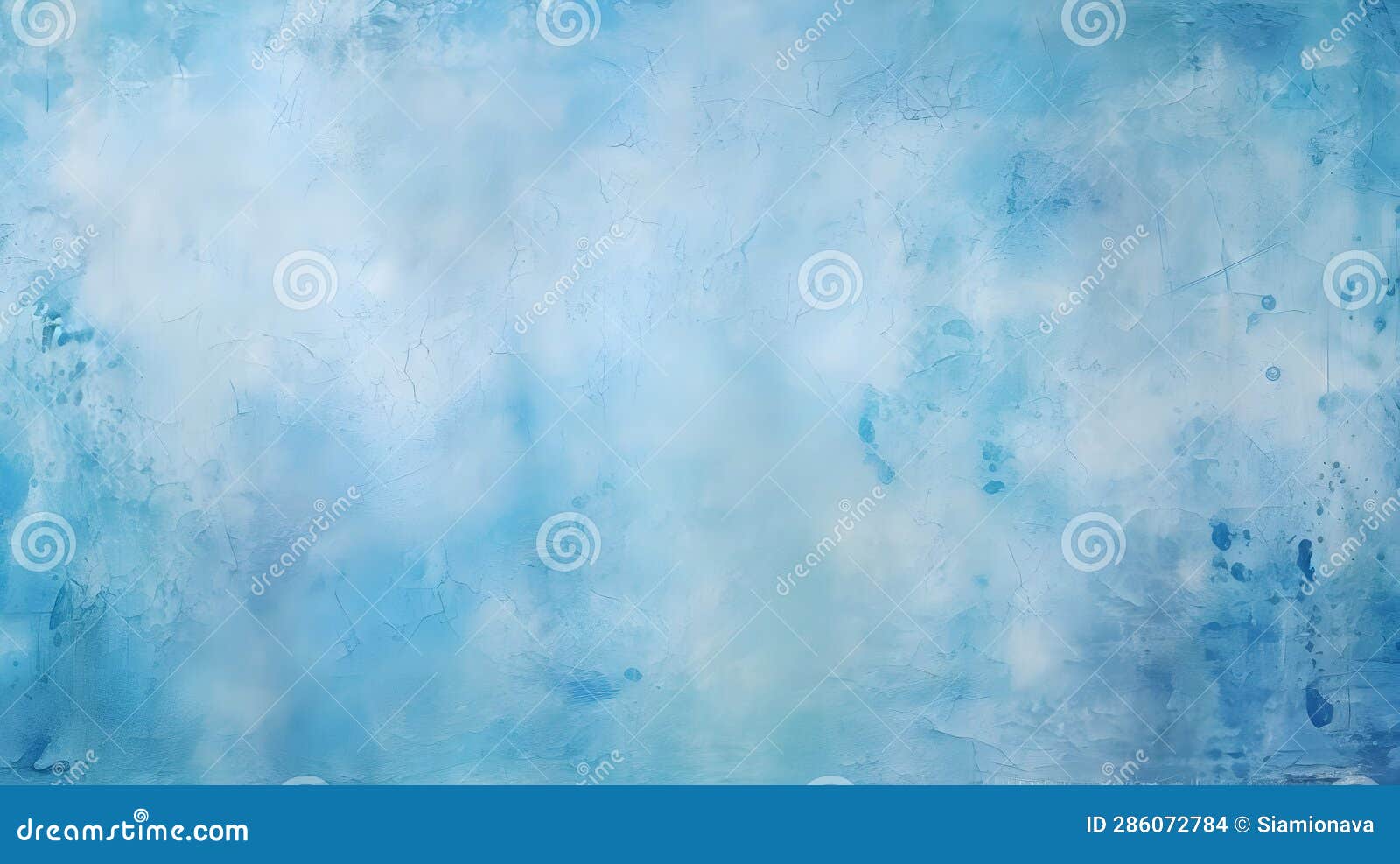 Abstract Background with Plaster Texture in Light Blue Tones in Grunge ...