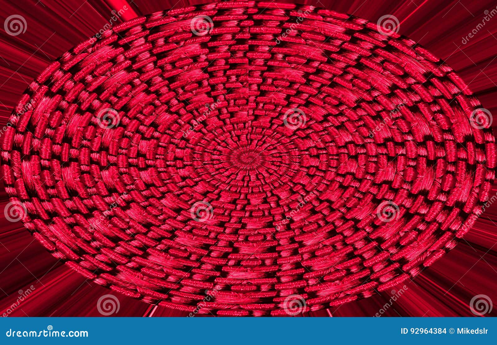 Abstract Background Polar Coordinate with Red Color Stock Photo - Image ...