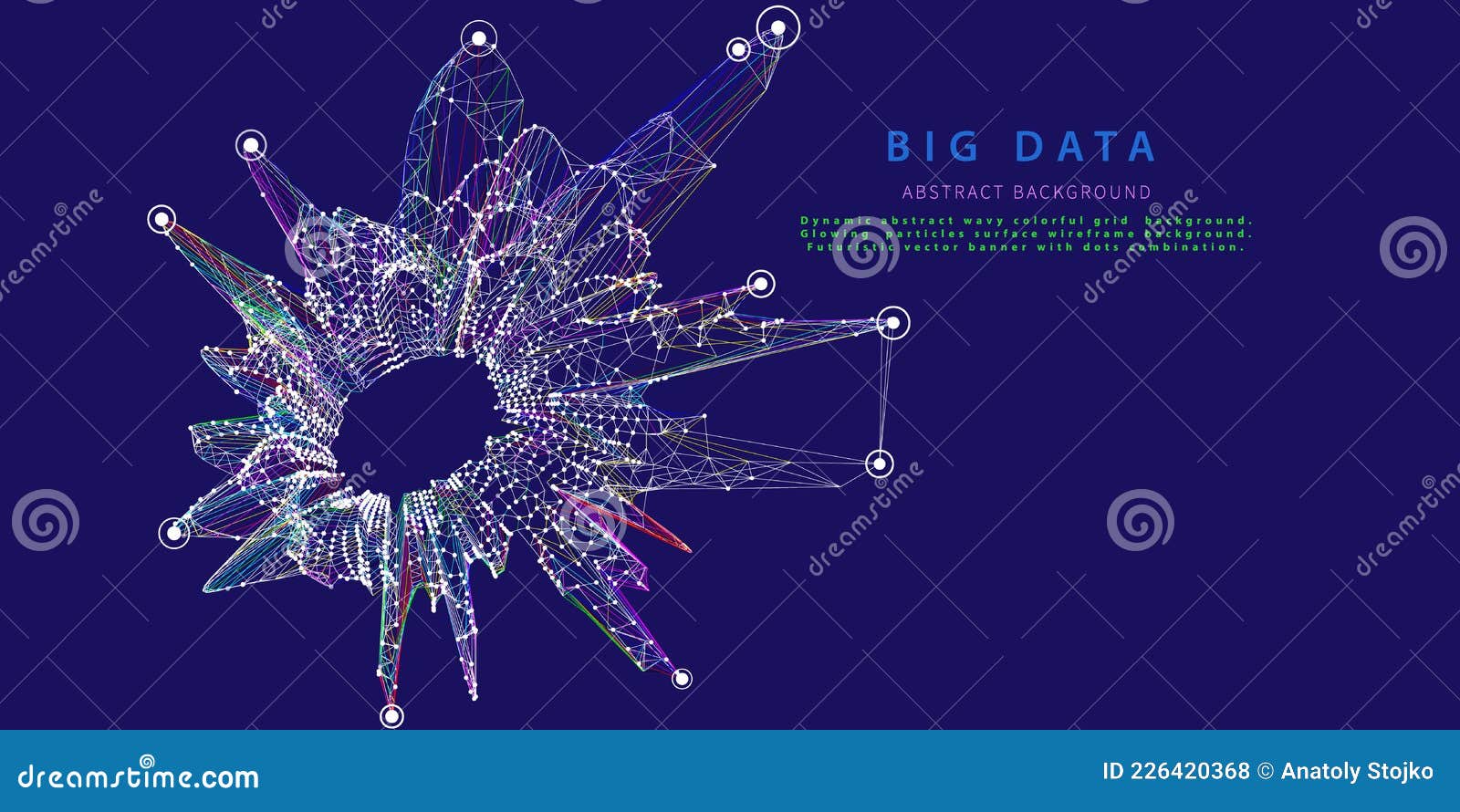 Abstract Algorithms Backdrop With Green Charts Stock Image ...