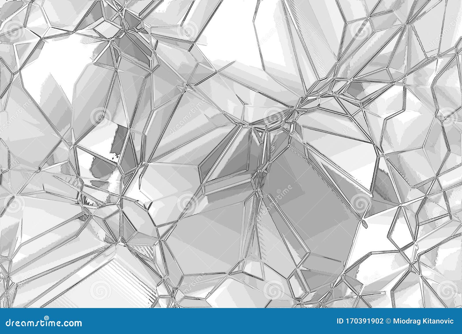 Abstract Background of Polygons Stock Illustration - Illustration of ...