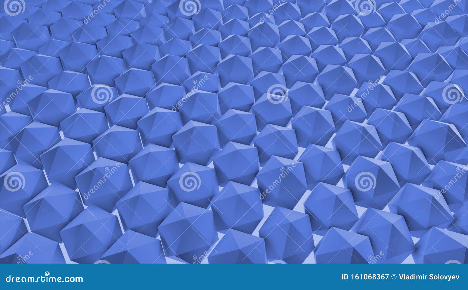 Abstract Background of Polygons. Tetrahedron Stock Illustration ...