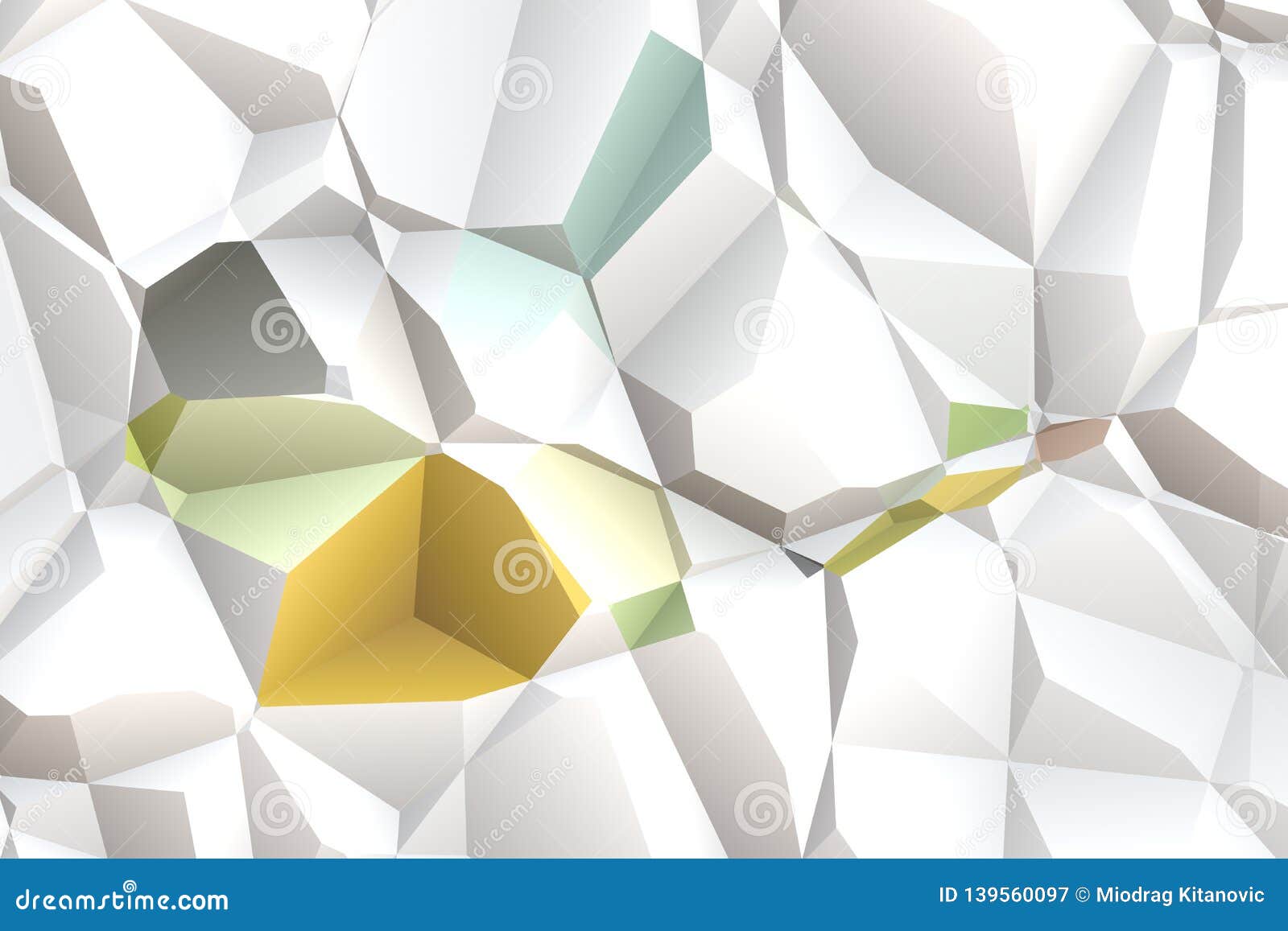 Abstract Background of Polygons on White Background Stock Image - Image ...