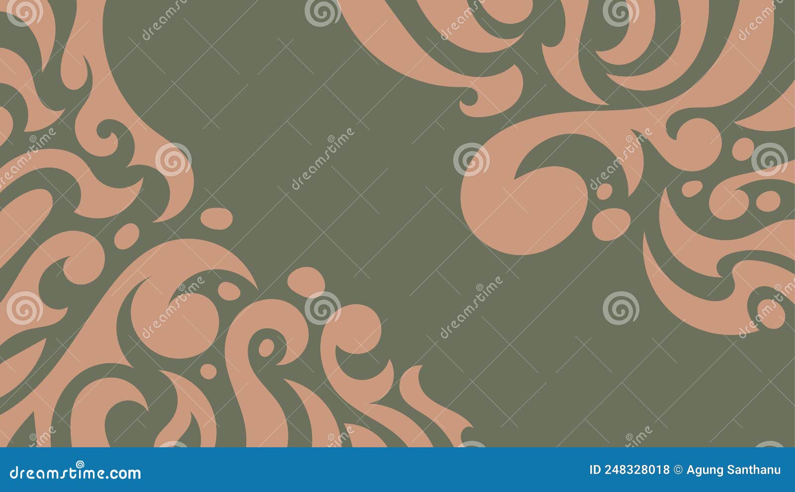 Abstract Background Presented in Traditional Batik Pattern Stock Vector ...