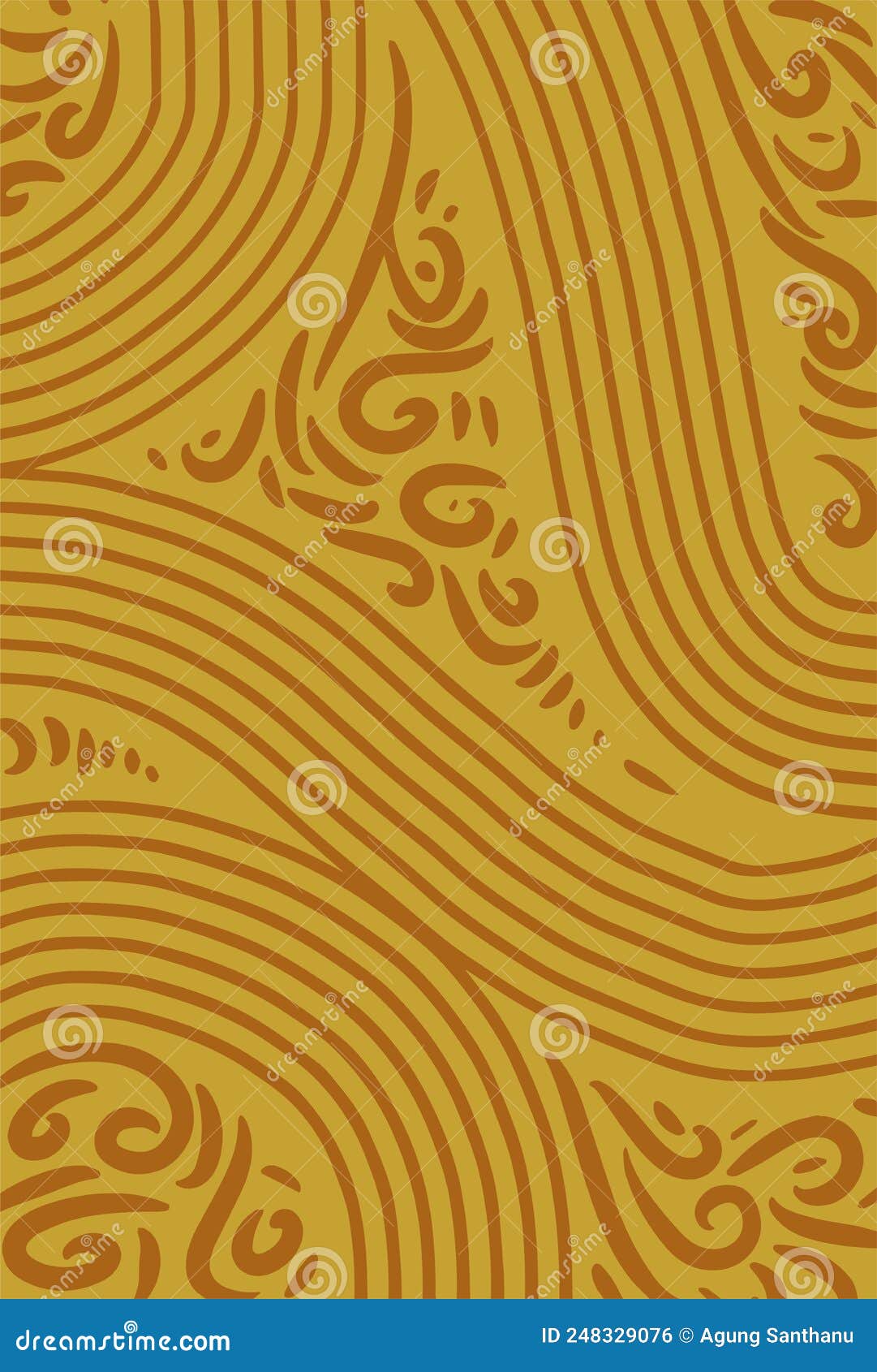 Abstract Background Presented in Traditional Batik Pattern Stock Vector ...