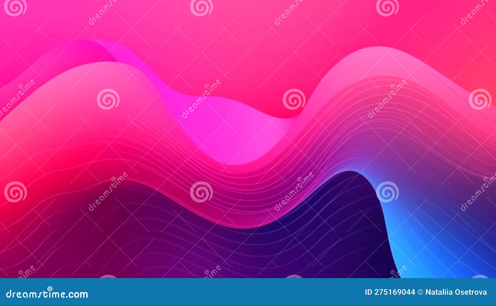 Abstract Background of Psychic Waves. Creative Trend. Modern Digital ...