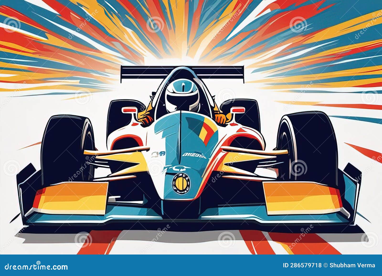 Abstract Background of Racing Car Stock Illustration - Illustration of ...