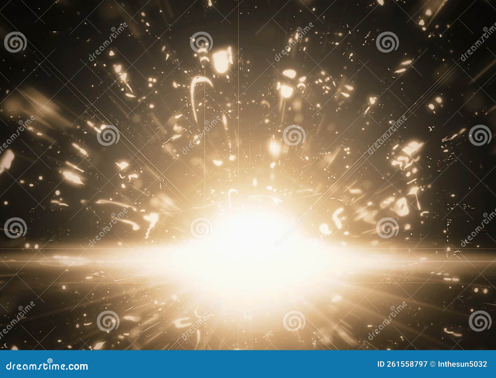 Abstract Background of Radial Rays Shining in the Dark Stock ...