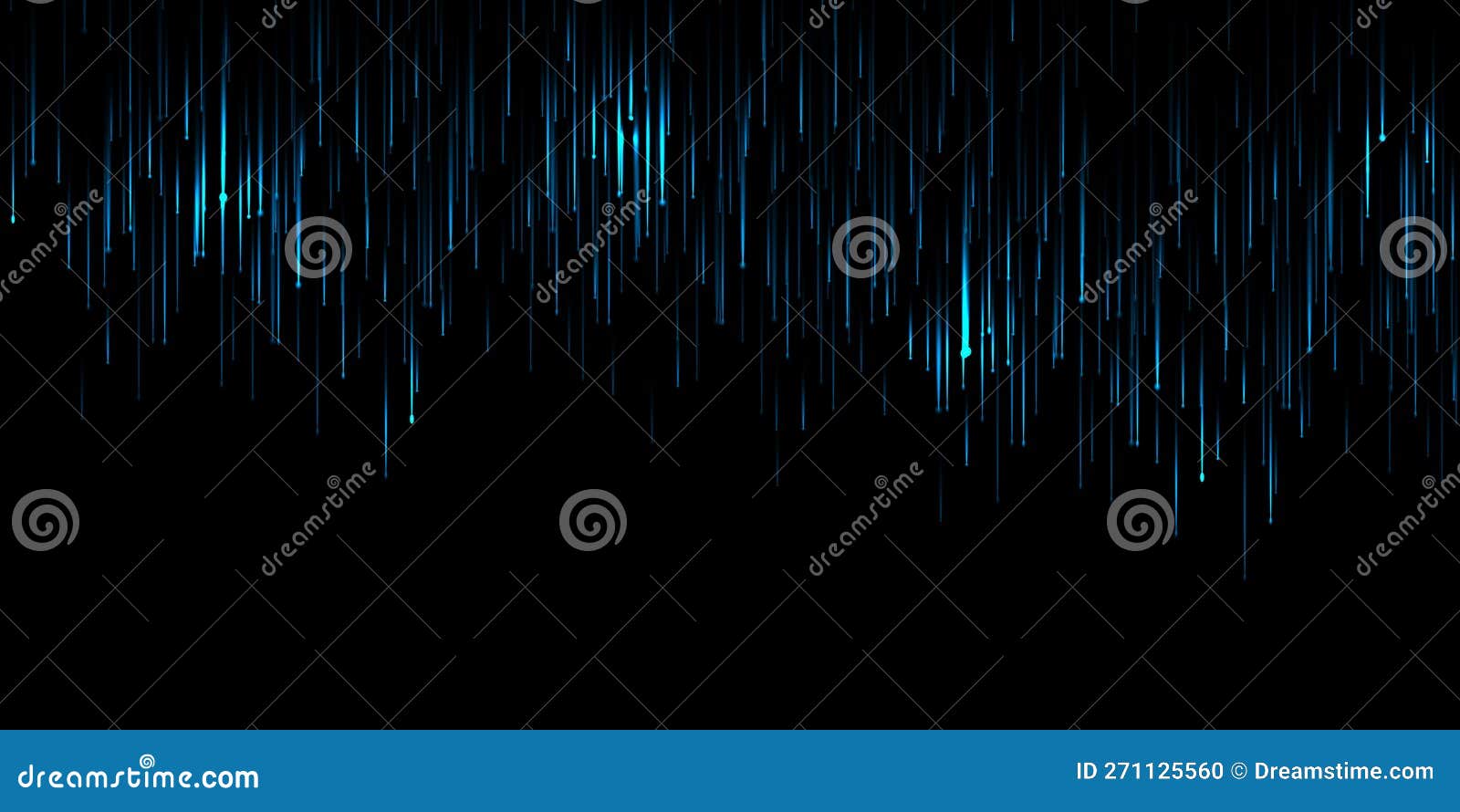 Abstract Background with Rain Particles and Light Effect. Stock ...
