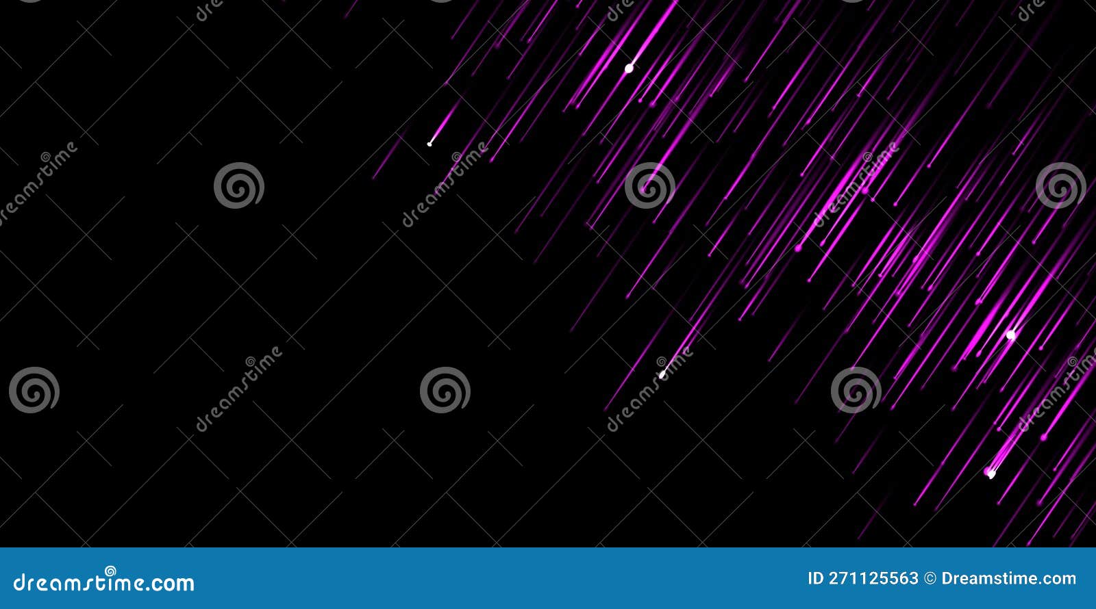 Abstract Background with Rain Particles and Light Effect. Light Lines ...