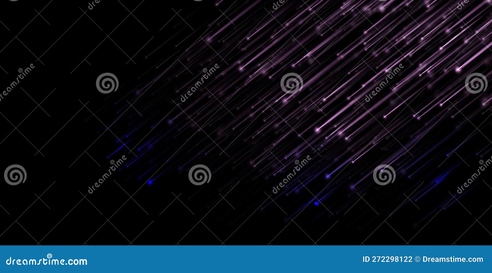 Abstract Background with Rain Particles and Light Effect. Light Lines ...