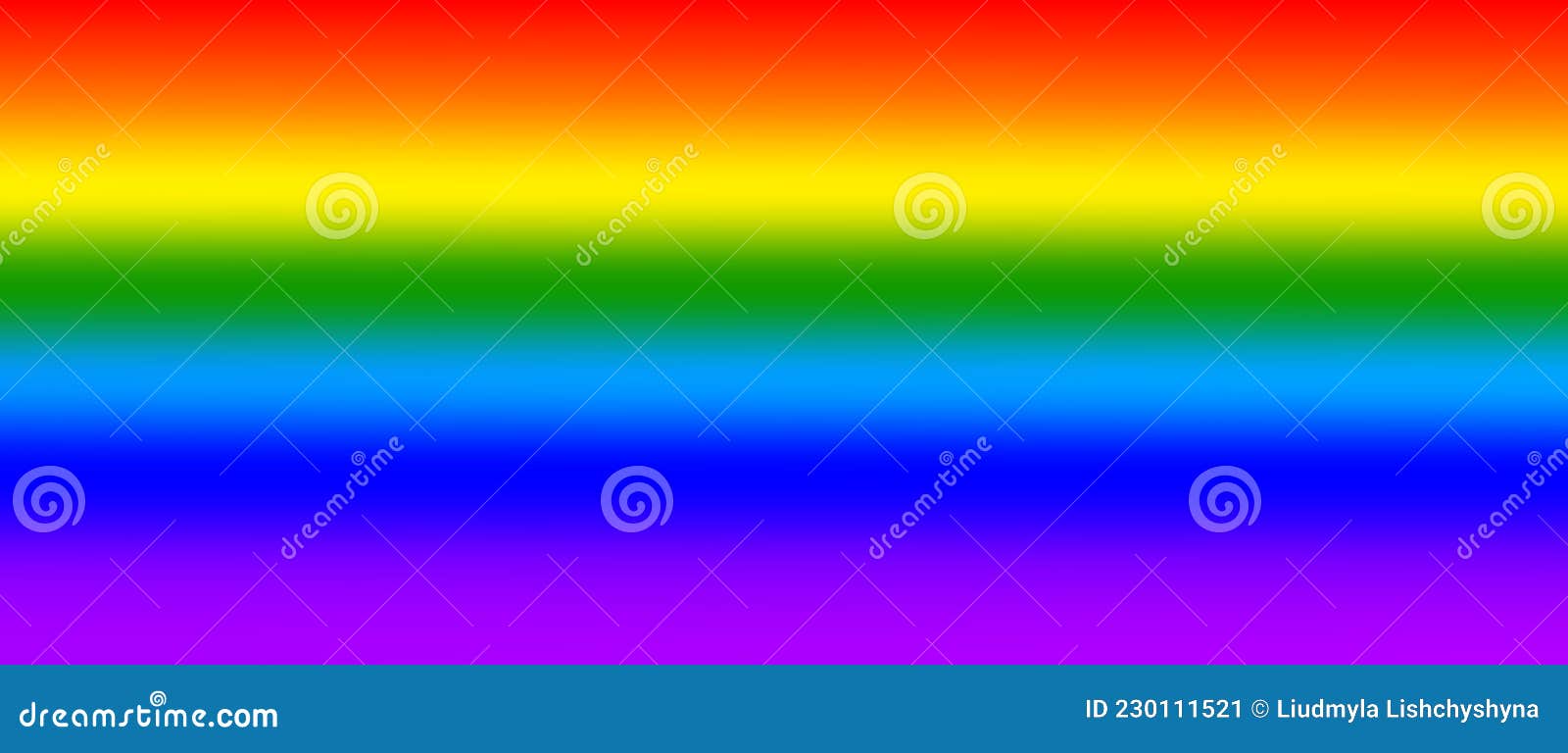 Abstract Background in Rainbow Spectral Gradient. Vector Illustration ...