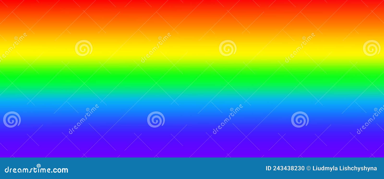 On The Rainbow Spectral Background, The Inscription In English ...