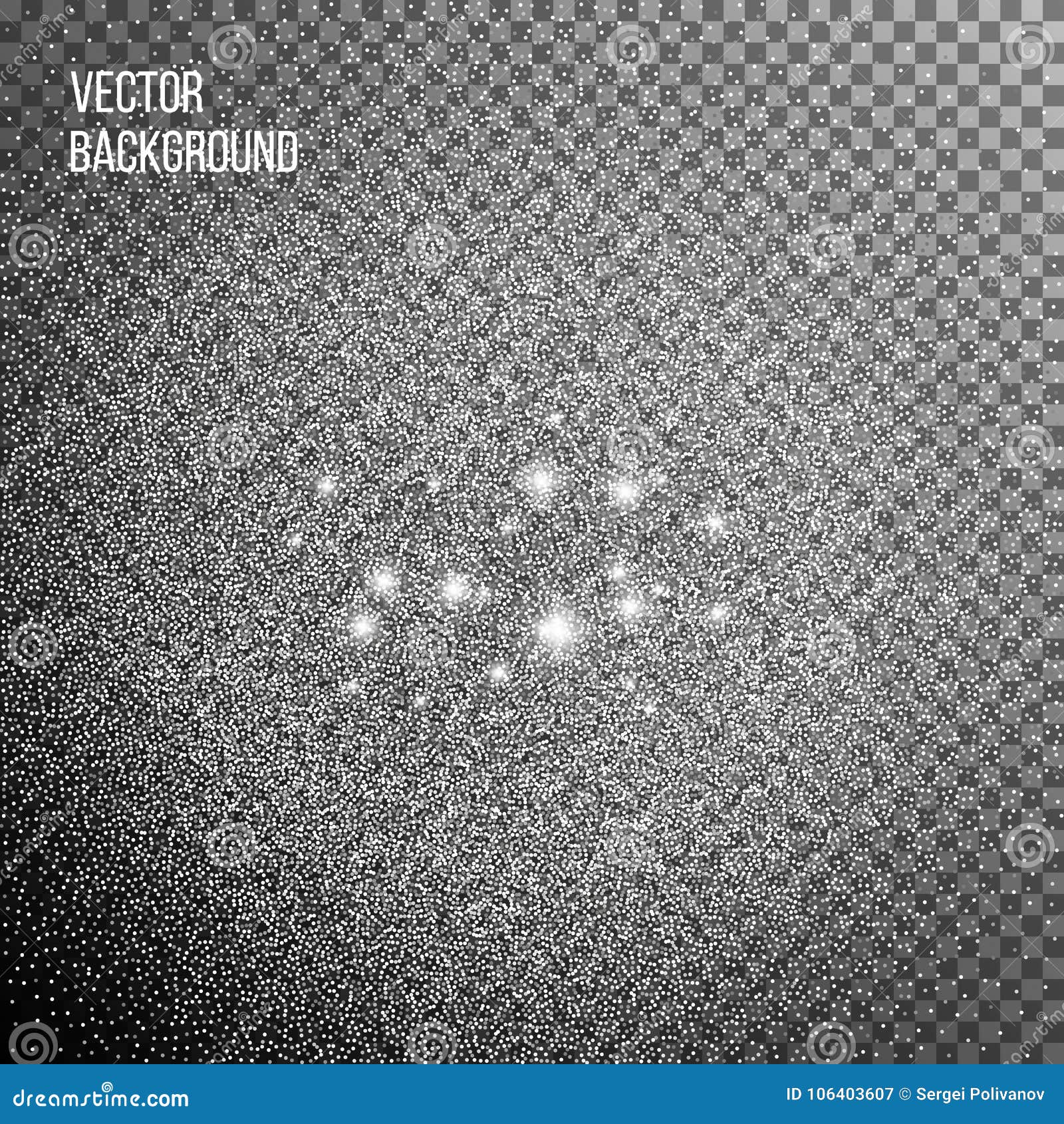 Abstract Background of Random Falling Silver Dots Stock Vector - Illustration of gray, holiday ...