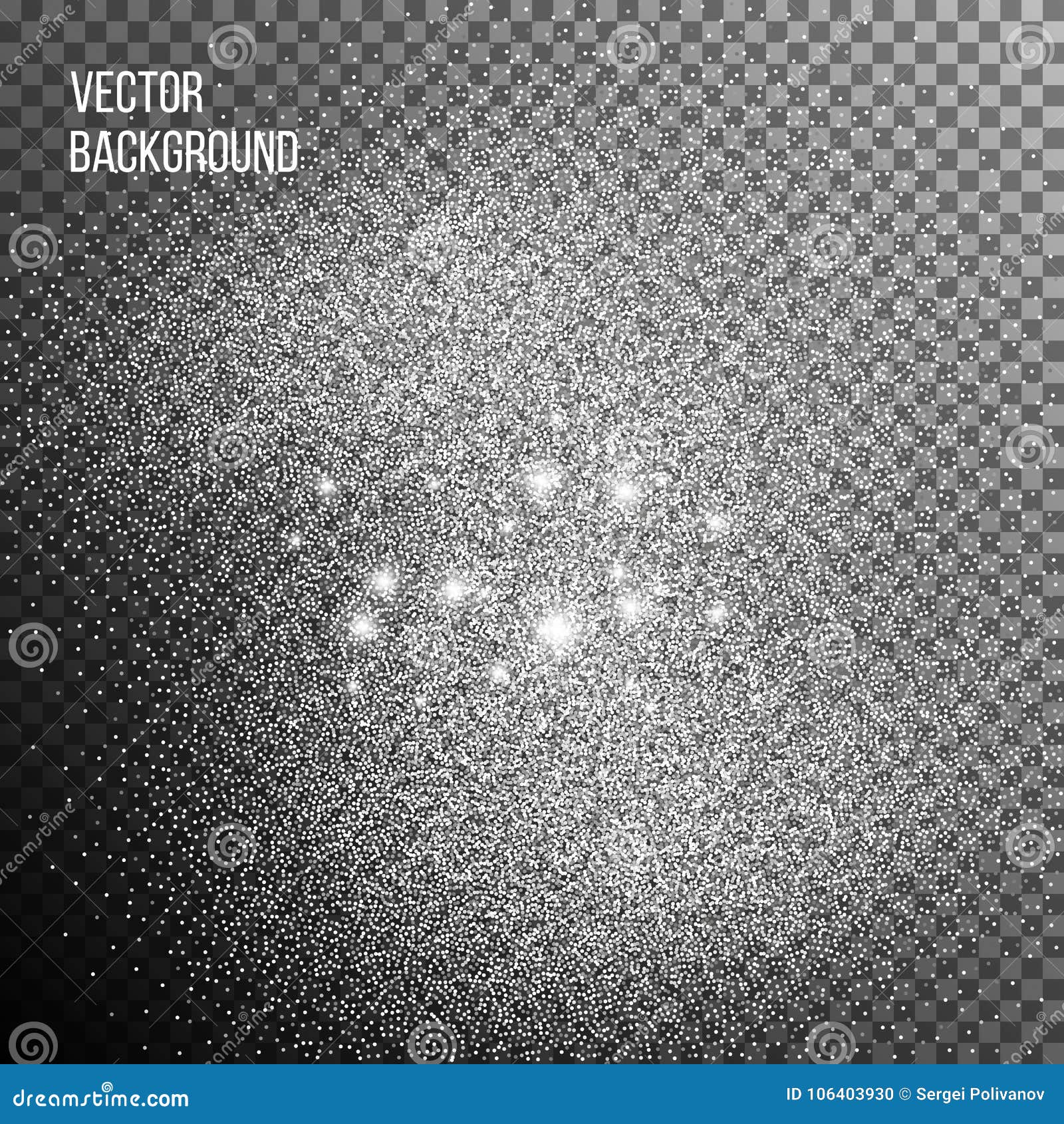 Abstract Background of Random Falling Silver Dots Stock Vector - Illustration of card, color ...