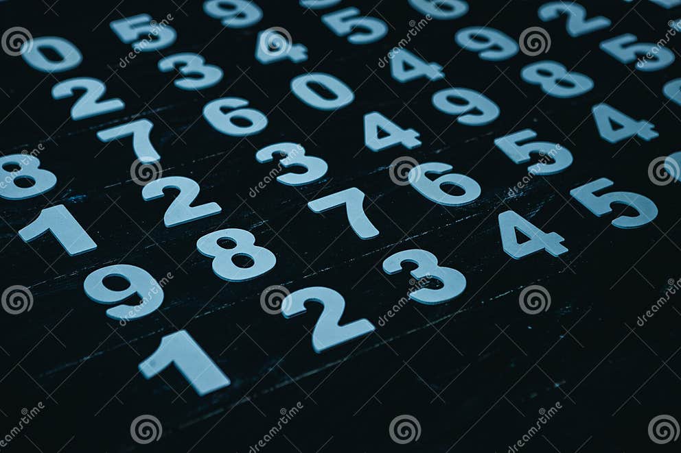 Abstract Background with Random Numbers. Business Pattern. Banking ...