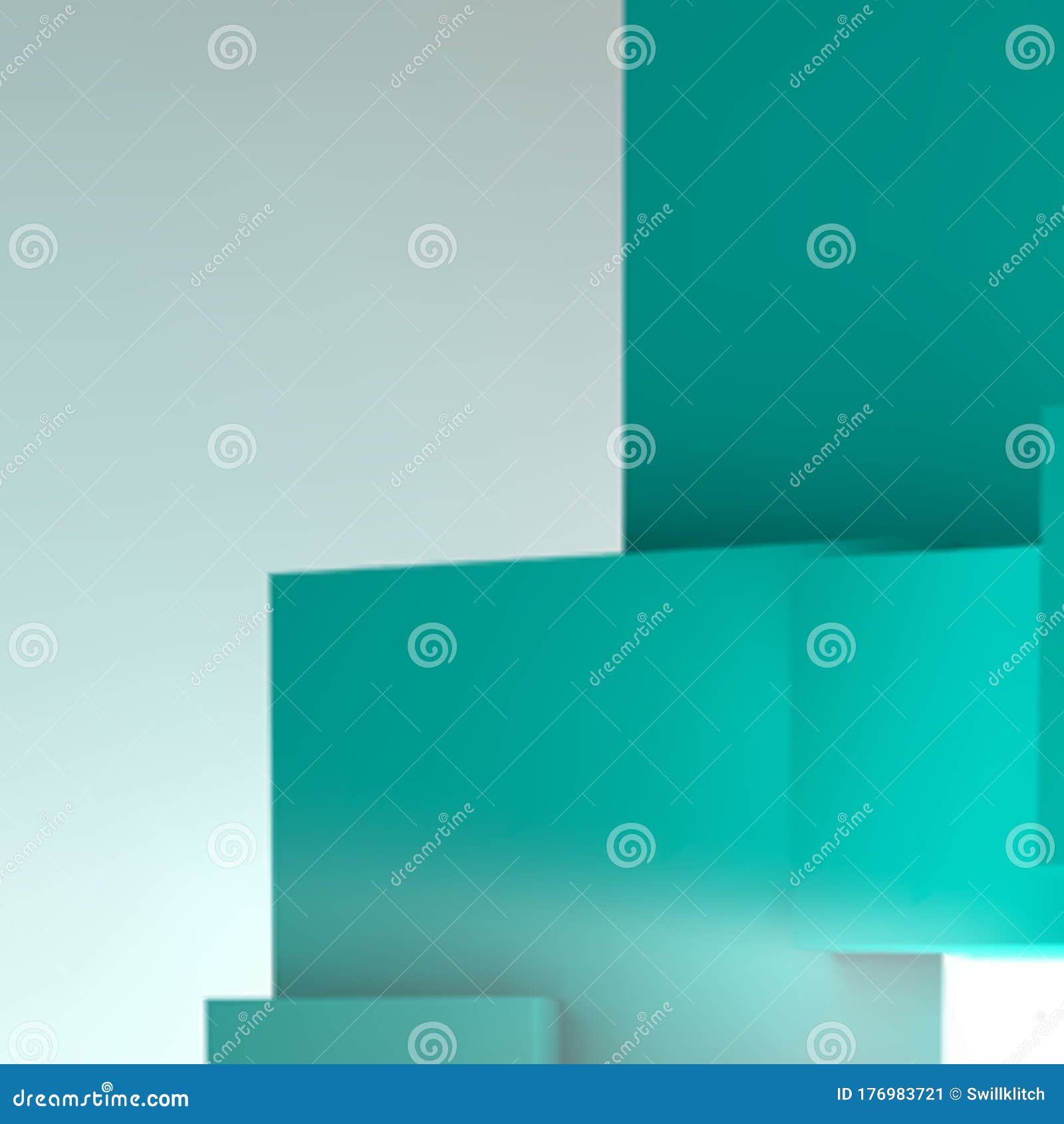 Abstract Background with Overlapping Geometric Cubes Stock Vector ...