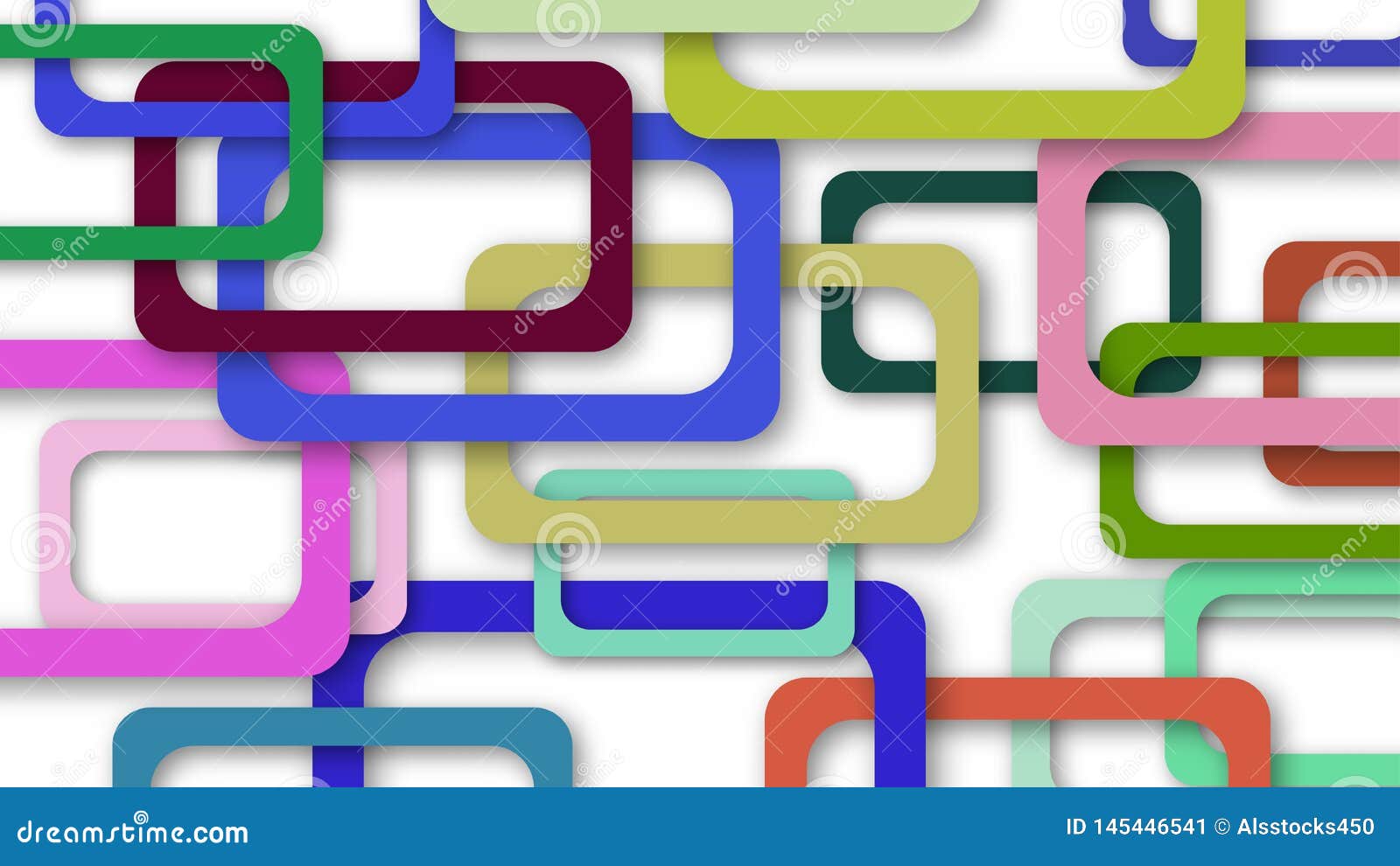 Abstract Background of Rectangle Frames with Shadows Stock Vector ...