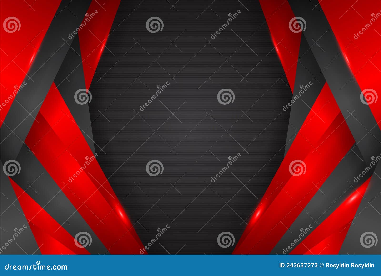 Abstract Background Rectangle Shape with Black and Red Color Stock ...