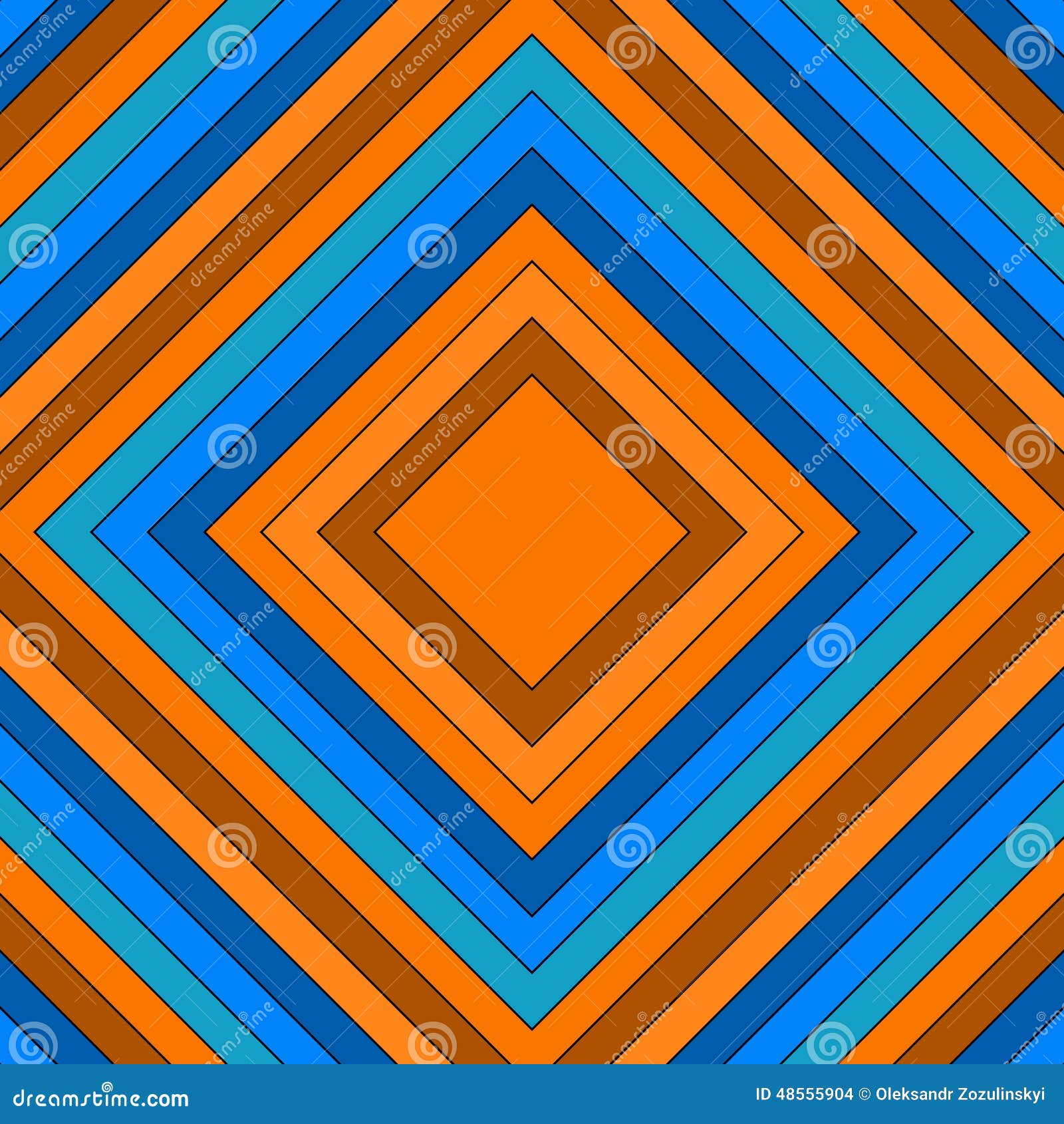 Abstract Background with Rectangles. Mandala. Raster Stock Illustration ...