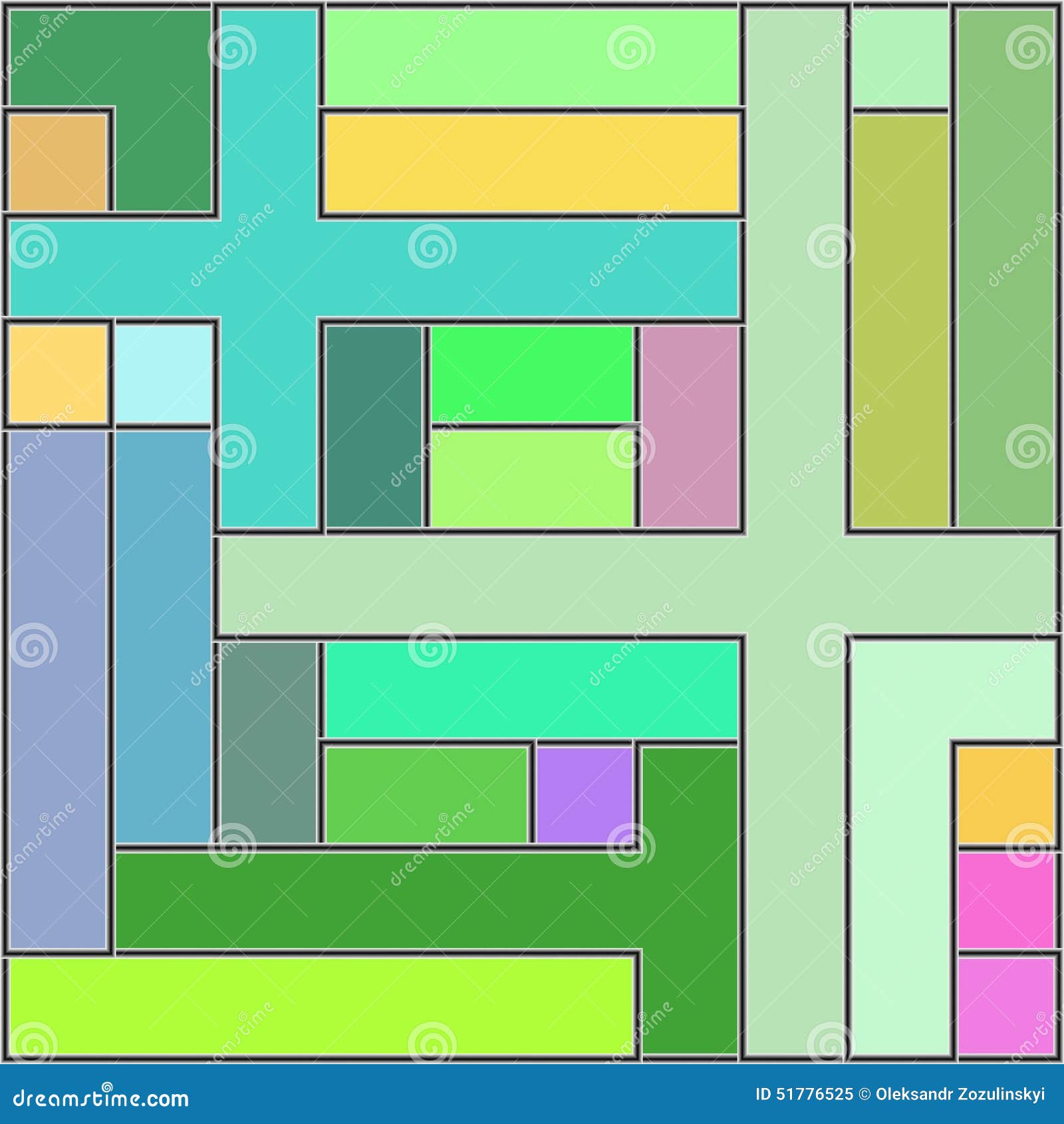 Abstract Background with Rectangles. Raster Stock Illustration ...