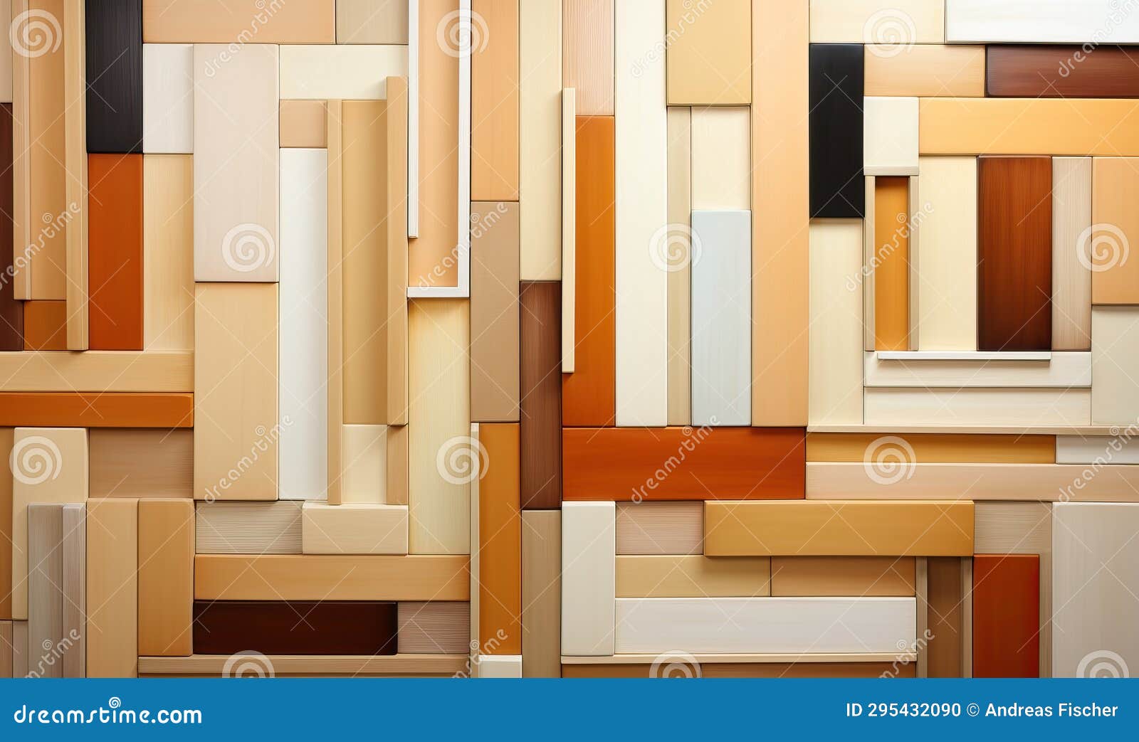 Abstract Background with Rectangular Shapes in a Brown Tone. Stock ...