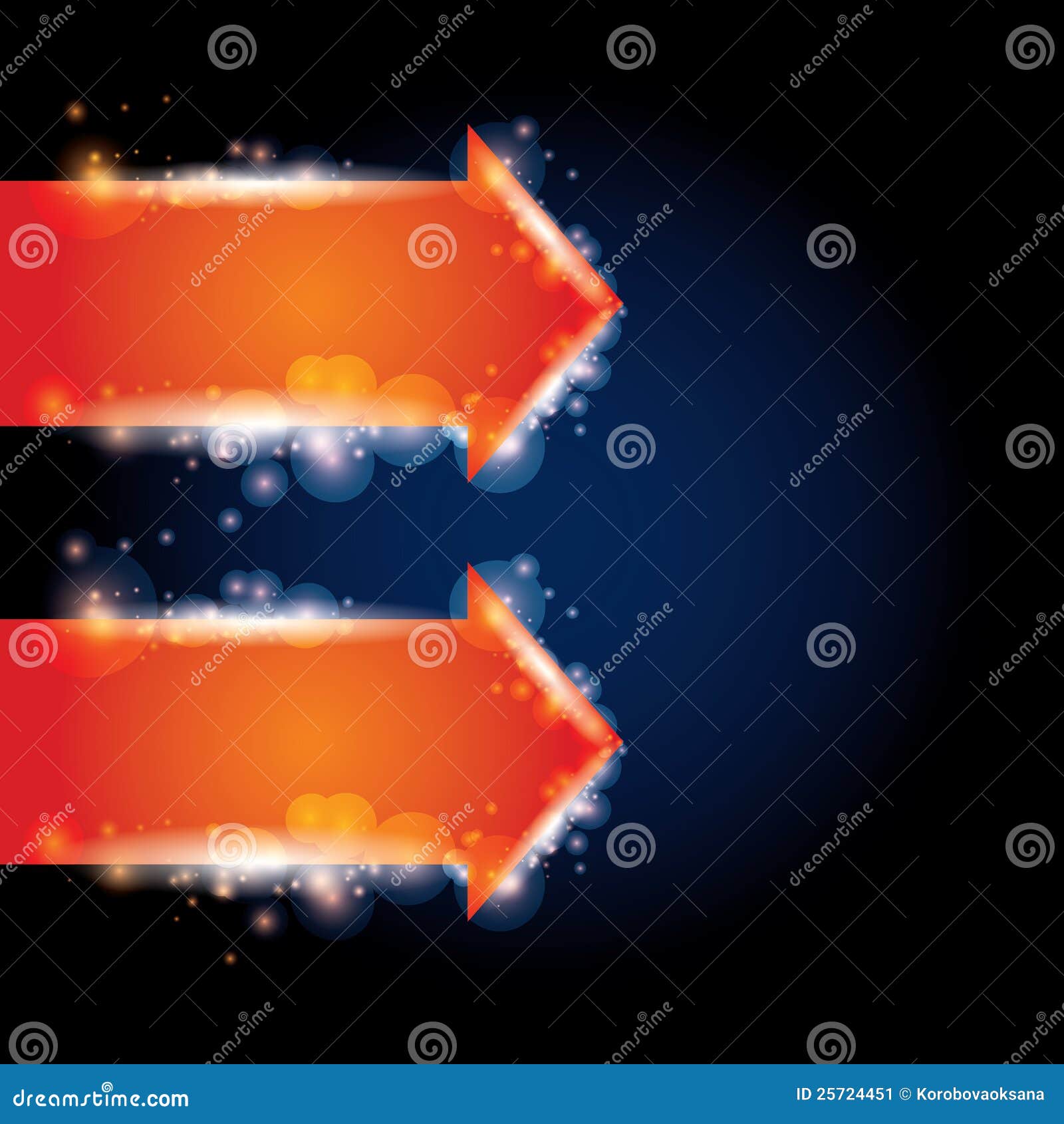 Abstract Background with a Red Arrow Stock Vector - Illustration of ...