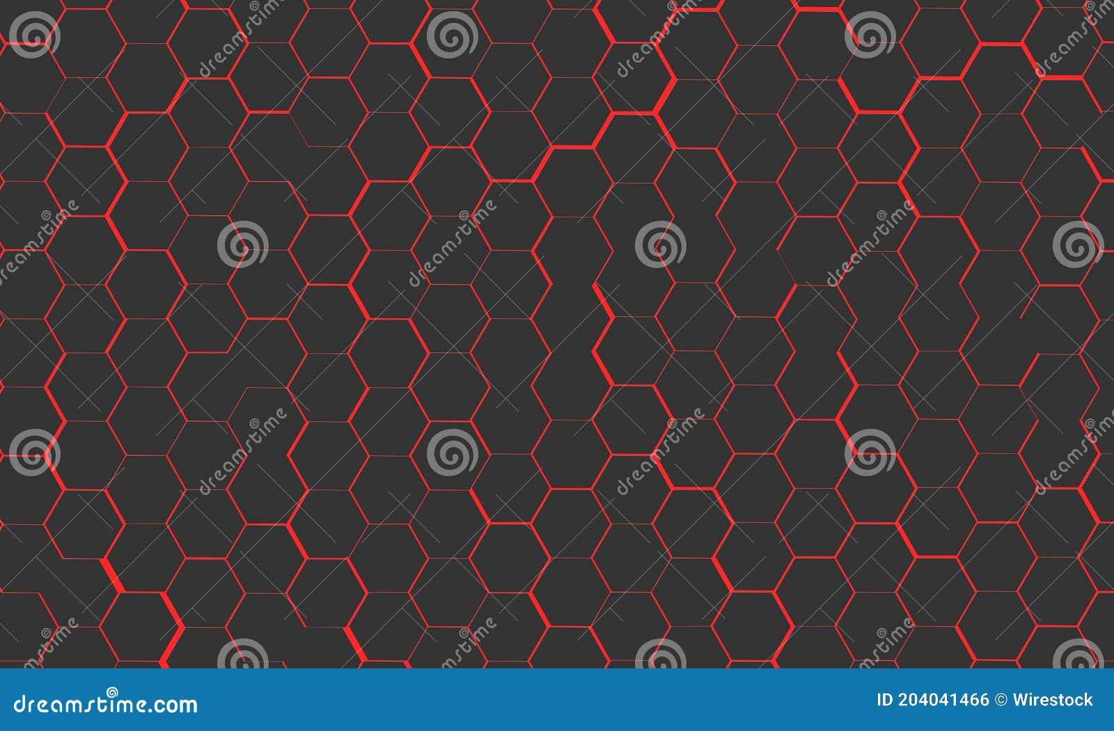Abstract Background with Red Beehive Patterns Stock Illustration ...