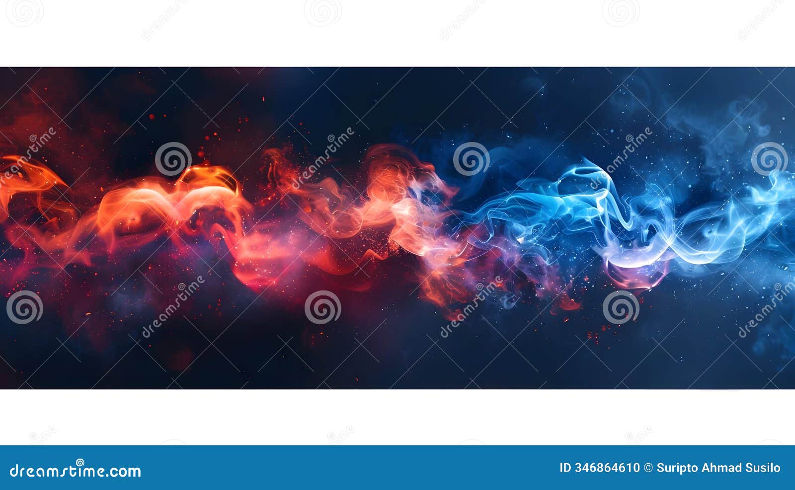Abstract Background Red Blue Smoke Illustration Stock Illustration ...