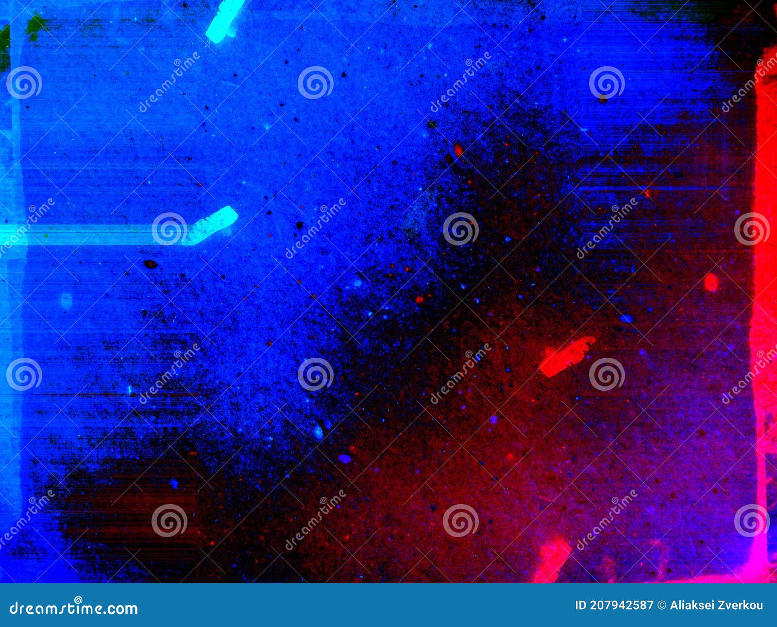 Abstract Background in Red and Blue, with a Spectacular Rhythm and ...