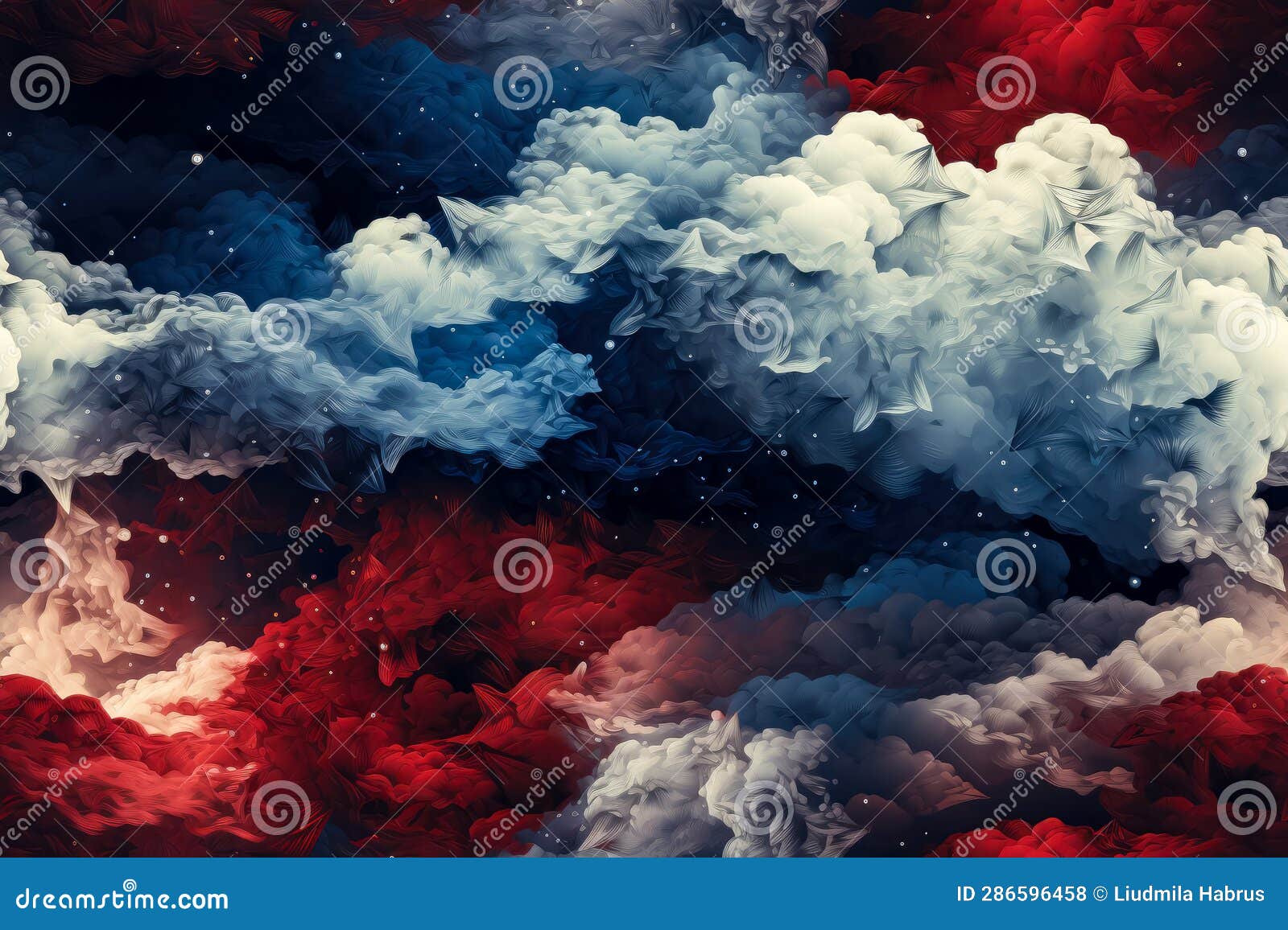 Abstract Background with Red, Blue and White Colors Stock Photo - Image ...