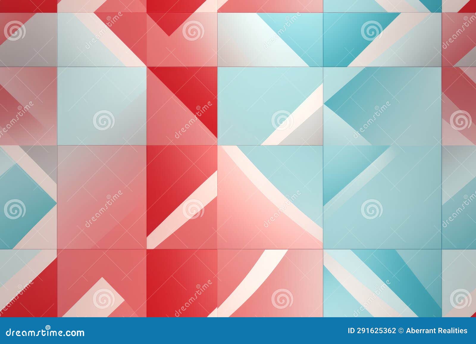 An Abstract Background with Red Blue and White Squares Stock ...