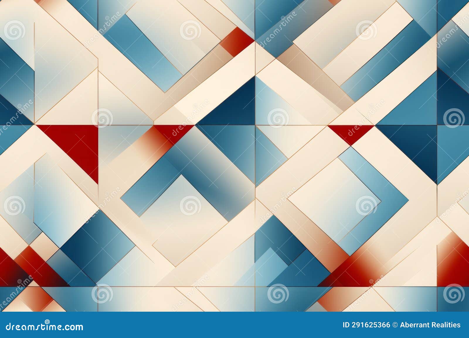 An Abstract Background with Red Blue and White Squares Stock ...