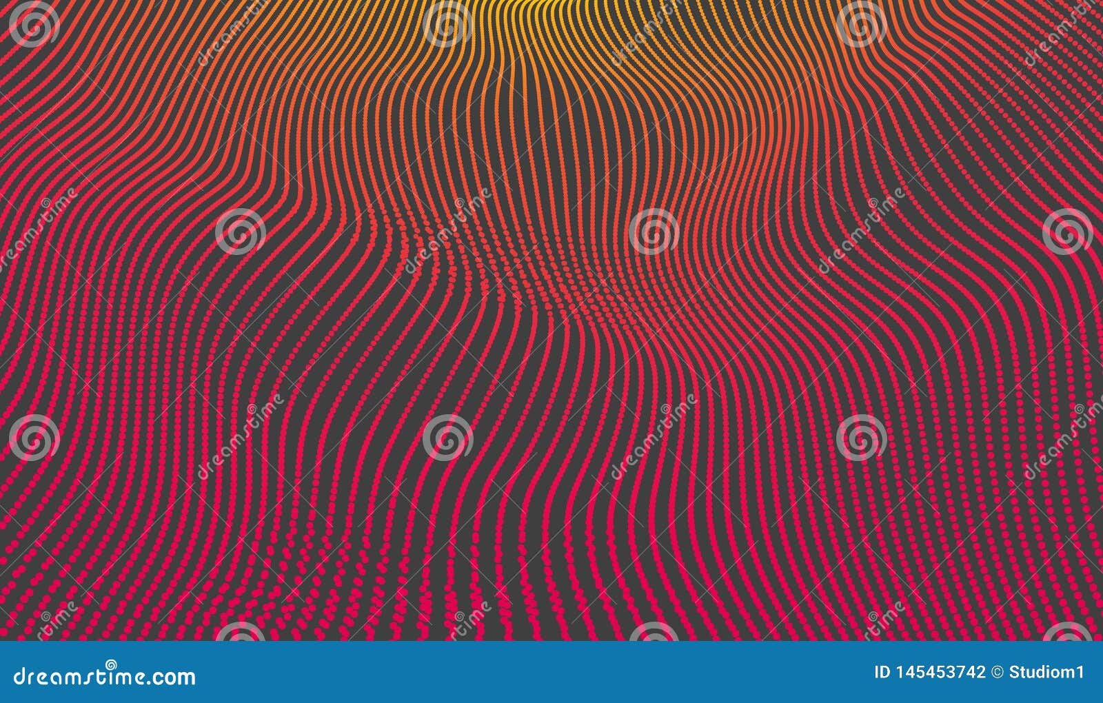 Abstract Background with Red Circles. Gradient Dots Background Stock ...