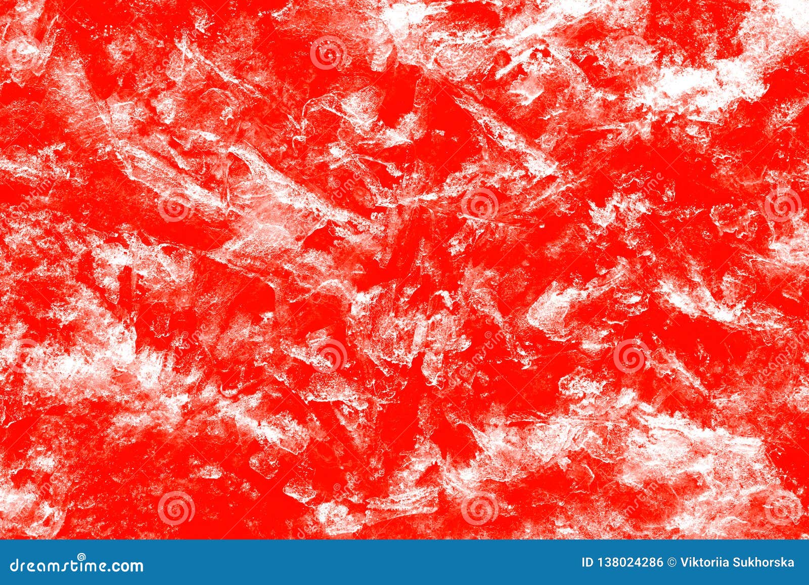 Abstract Background of Red Colored Ice Crystals Stock Illustration ...